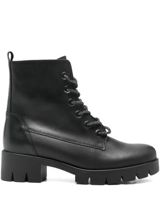 Gabor bottines lac&eacute;es - Noir