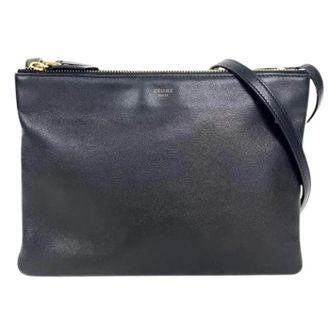 Celine Sac bandouli&egrave;re vintage doccasion - Femme - Pre-owned - Noir - Taille: ONE Size