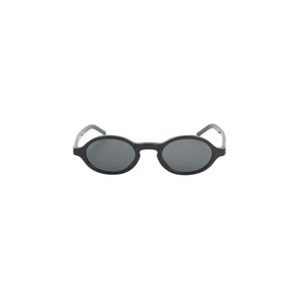 Saint Laurent Oval SL M161 Sonnenbrille - - Accessories - Damen - Schwarzk - ONE SIZE
