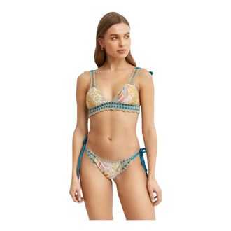 Del Maar Femme, Maillots de bain, Multicolore, Taille: 38 FR Altia Reversible Halter Top