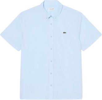 Lacoste Homme, Chemises, Bleu, Taille: M Short Sleeve Shirt