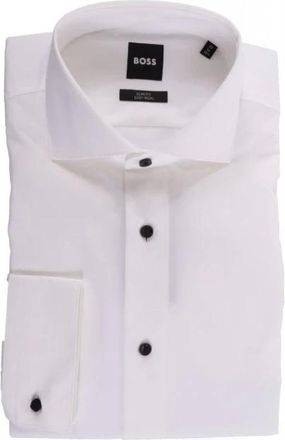 HUGO BOSS Homme, Chemises, Blanc, Taille: M H-Hank Party Shirt