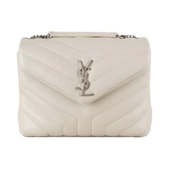 Saint Laurent Loulou Ledertasche - - Bags - Damen - Beige - ONE SIZE
