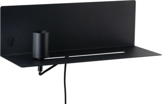 Paulmann 96775 Wandleuchte Devara USB C max. 40W dimmbar 400x170mm Schwarz matt Metall E27