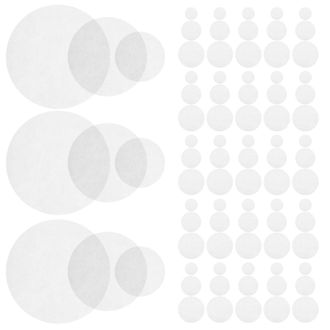 Cabilock 30 St&uuml;ck Pfannenschoner Rund Hitzebest&auml;ndig rutschfeste Filzauflagen in Wei&szlig; Tischschutzmatten f&uuml;r K&uuml;che und Geschirr Kratzschutz und Untersetzer