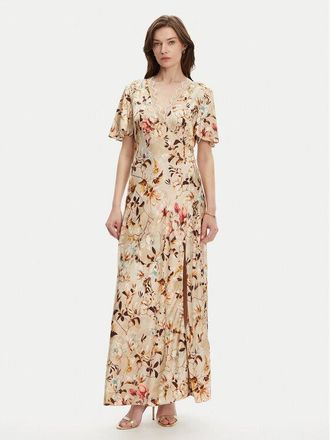 Guess Abendkleid W5YK01 WHEZ2 Beige Regular Fit