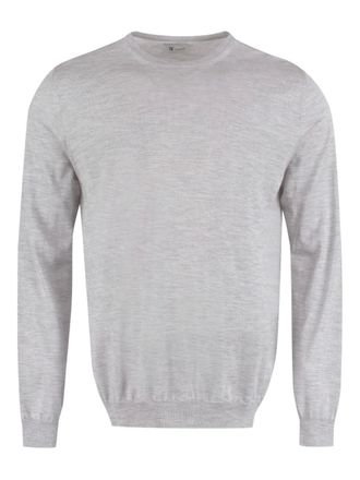THE (ALPHABET) pull en maille fine - Gris