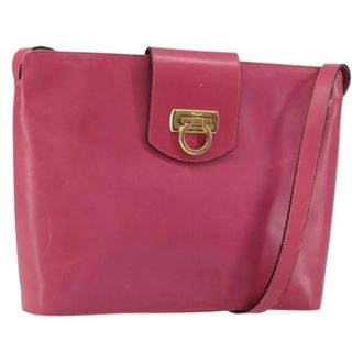 Ferragamo Sac bandouli&egrave;re en cuir Pre-owned - Femme - Pre-owned - Rose - Taille: ONE Size