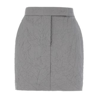 Max Mara Abate1234 Kurzer Rock - - Skirts - Damen - Grau - 2XS