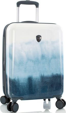 Heys Hartschalen-Trolley HEYS Tie-Dye blau, 53 cm, Gr. B/H/T: 38cm x 53cm x 23cm 45 l, blau, Polycarbonat-Verbundwerkstoff, Koffer, Heys Handgep&auml;ck-Koffer 