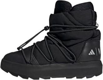 adidas Unisex Chaussure x Moon Boot ACE Mid, Core Black/Core Black/Matte Silver, 40 2/3