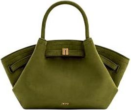 JW PEI Hana Mini Sac Cabas pour Femme - Daim Synthétiqu Olive foncé