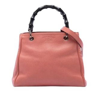 Gucci Pre-owned Sac seau Bamboo Shopper - Femme - Pre-owned - Rose - Taille: ONE Size