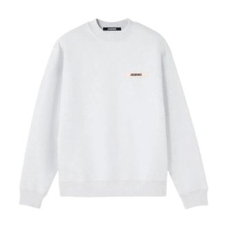 Jacquemus SweaT-shirt &agrave; logo - Homme - Sweatshirts et sweats &agrave; capuche - Gris - Taille: 2XL