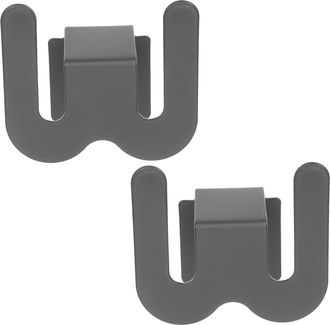 Cabilock 2 Stück Pantoffelhalter Im Badezimmer Slipper -lagerregal Für Badezimmer Wand -Montiertes Duschständer Slipper Rack Schuhregal Trocknen Dunkelgrau Wel