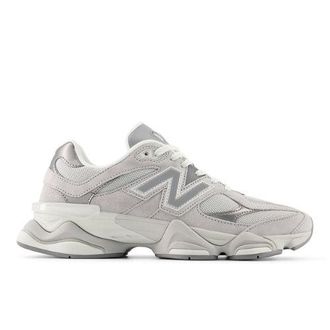 New Balance Unisex 9060 in Grau, Wildleder/Mesh, Gr&ouml;&szlig;e 42.5