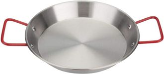 Cabilock Omelettpfanne Pfanne Aus Kohlenstoffstahl Paella-gasbrenner Paellapfanne Aus Emailliertem Stahl Partypfanne Paellapfanne Mit Antihaftbeschichtung Koch