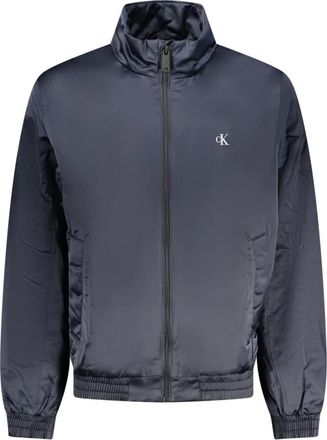 Calvin Klein Homme, Vestes, Bleu, Taille: 2XL Padded Zip Mock Neck Jacket