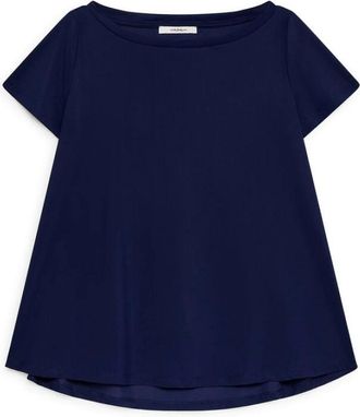 Maliparmi Maliparmi, Femme, Blouses et Chemises, Bleu, Taille: 36 FR T-shirt en jersey doux