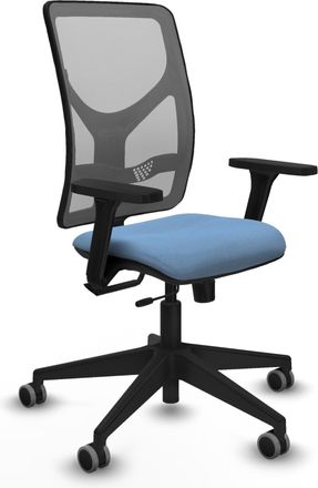 Piqueras y Crespo B&uuml;rostuhl mit verstellbaren Armlehnen, h&ouml;henverstellbare Lendenwirbelst&uuml;tze, ausgestattet mit Syncro/Traslack und Schneideschaum, mit Rollen von 65 mm