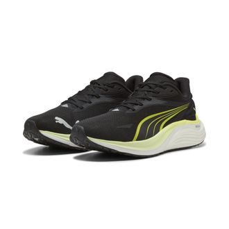 Puma Mens Electrify Nitro 4 Road Running Shoe, Black-Apple Spritz-LUX Lime, 41.5 EU, Puma Black Apple Spritz Lux Lime, 42.5 EU