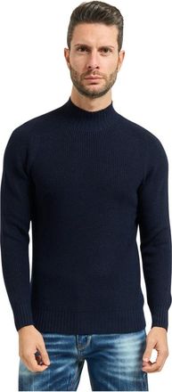 Gran Sasso Homme, Pulls, Bleu, Taille: 2XL Pull ras du cou