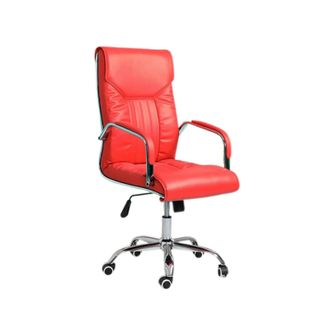 Generic Ergonomischer B&uuml;rostuhl, extra breiter Sitz aus Leder, ergonomischer Computer-Schreibtischstuhl, kann 100 kg tragen, geeignet for das Heimb&uuml;ro(Color5)