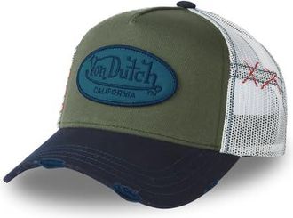 Von Dutch Casquette Homme & Femme, Casquette Trucker Navy, Ajustable, Bleu Taille TU