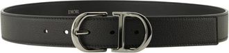 Dior Homme, Accessoires, Noir, Taille: 100 CM Ceinture CD