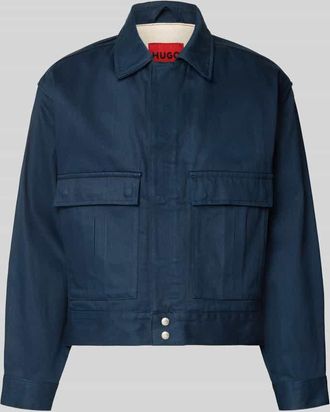 HUGO BOSS Relaxed Fit Jeansjacke aus reiner Baumwolle Modell HUGO 083/1