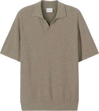 Closed Homme, Tops, Vert, Taille: S Polo regular col V