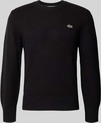 Lacoste Classic Fit Pullover aus reiner Wolle