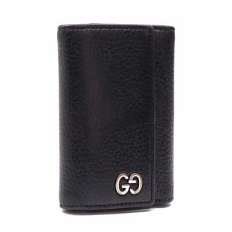 Gucci unisex, Pre-owned, Noir, Taille: ONE Size Porte-cl&eacute;s en cuir Pre-owned