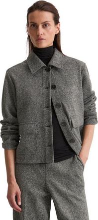 Marc O'Polo Kurzjacke Tweed-Jerseyjacke regular fit aus Organic Cotton-Mix