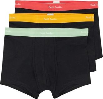 Paul Smith Homme, Sous-v&ecirc;tements, Noir, Taille: S Stretch Cotton Boxer Briefs 3-Pack