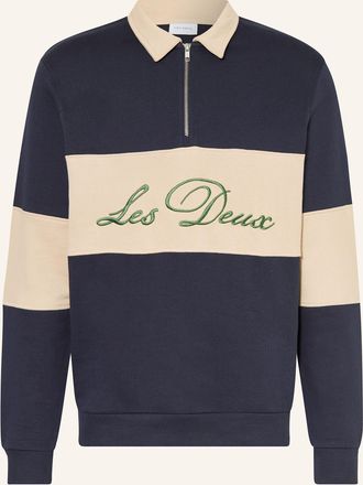 Les Deux Rugbyshirt Cory blau