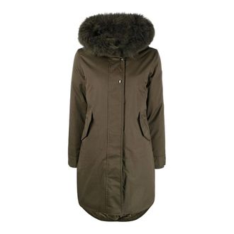 Woolrich Femme, Manteaux, Vert, Taille: 40 FR Parkas