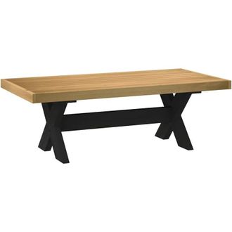 vidaXL Vidaxl - Couchtisch noain X-f&ouml;rmige Beine 120x60x40 cm Massivholz Kiefer