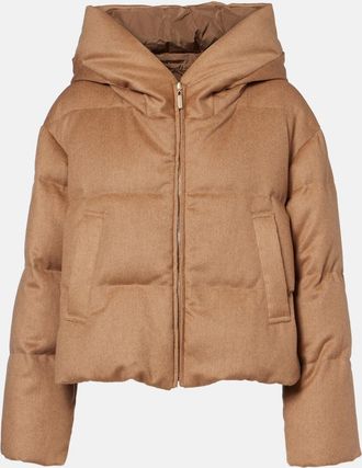 Max Mara Wendbare Daunenjacke Dalia aus Kamelhaar