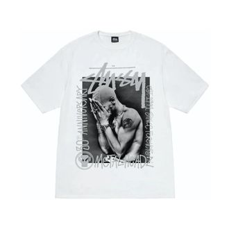 St&uuml;ssy Metalheadz 30 Tee - - Tops - Herren - Wei&szlig; - L