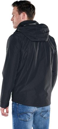 Engbers Kurzjacke Herren Funktionsjacke mit abnehmbarer Kapuze, Schwarz