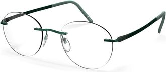 Silhouette unisex, Accessoires, Vert, Taille: 48 MM The Dawn Eyeglasses