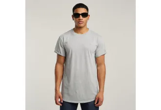 G-Star Kurzarmshirt Lash Rundhals, Logoapplikation