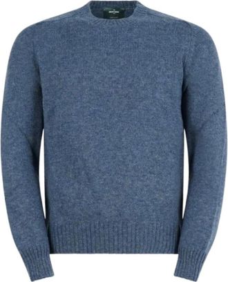 Gran Sasso Homme, Pulls, Vert, Taille: L Pull ras du cou