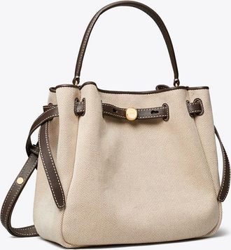 Tory Burch Damen Romy Canvas Bucket Bag