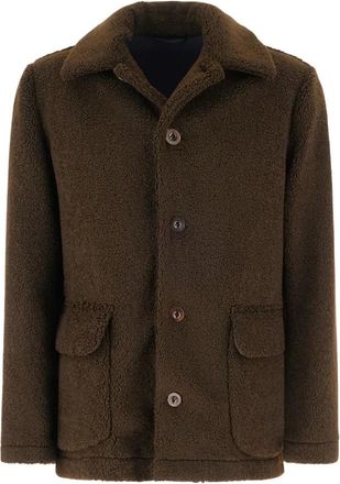 Ballantyne Jacke mit Kunstpelz-Schalkragen - - Jackets - Herren - Braun - L