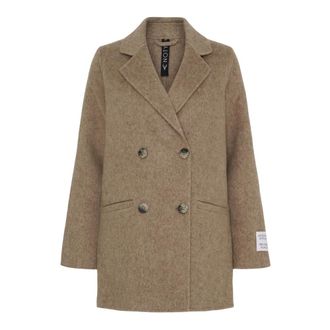 Notyz Alpaka Mantel - - Coats - Damen - Braun - L