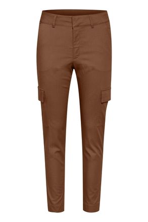Kaffe Casual Hose Kalea Damen Hose 7/8 Cargo Casual Slim Fit Cargohose aAfgesetzten Taschen 36, Soft Silt 36
