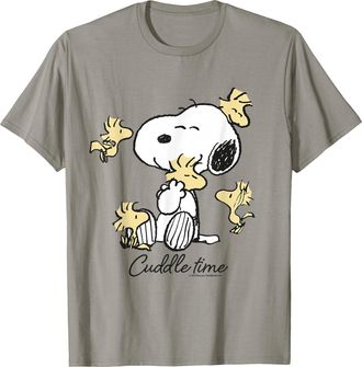 Peanuts Snoopy Woodstock Cuddle Time T-Shirt