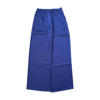 Calvin Klein Femme, Pantalons, Bleu, Taille: 40 FR Lv044F611G4Tx Wide Pantalons